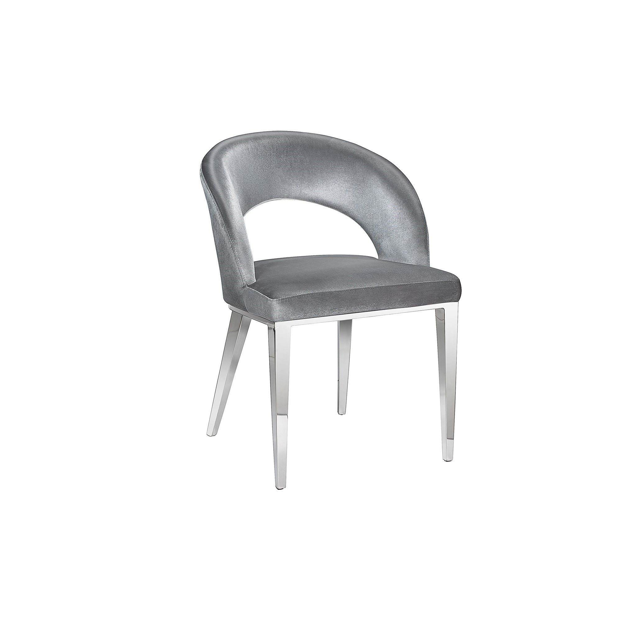 101496 SEQUOIA DINING CHAIR KD, E.GREY V GY-DC-8094 XCELLA 101496
