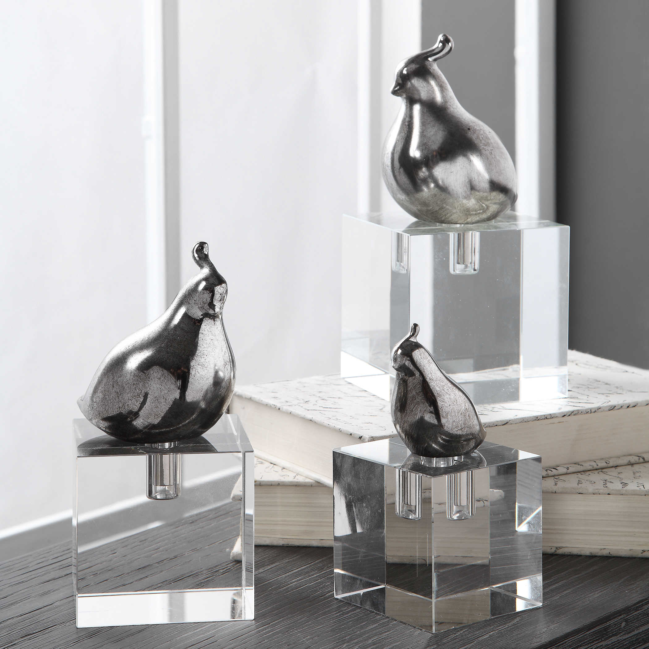 17547 AIRA BIRD FIGURINES, S 3 UTTERMOST 17547