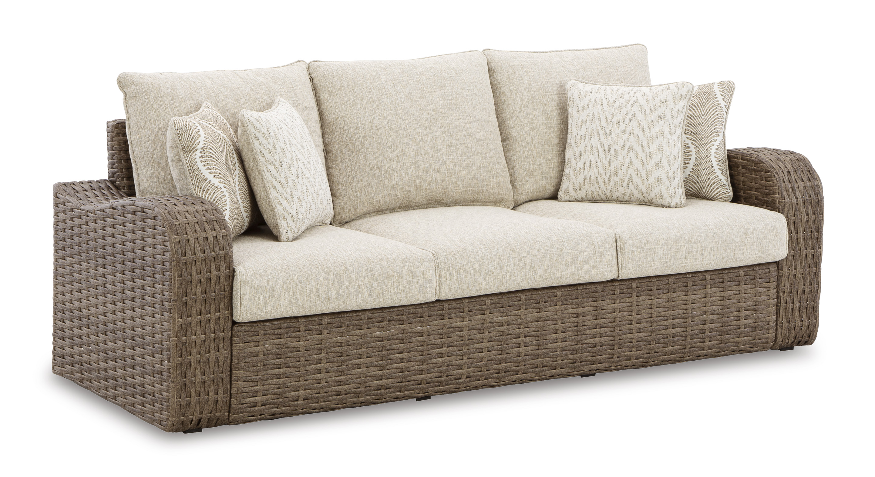 Sandy Bloom SOFA WITH CUSHION ASHLEY FURNITURE Beige P507-838