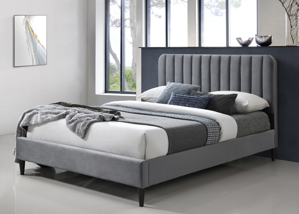Platform CHARCOAL BED (NO BOX SPRING REQUIRED) EXACT 9404TB|HB|7_20