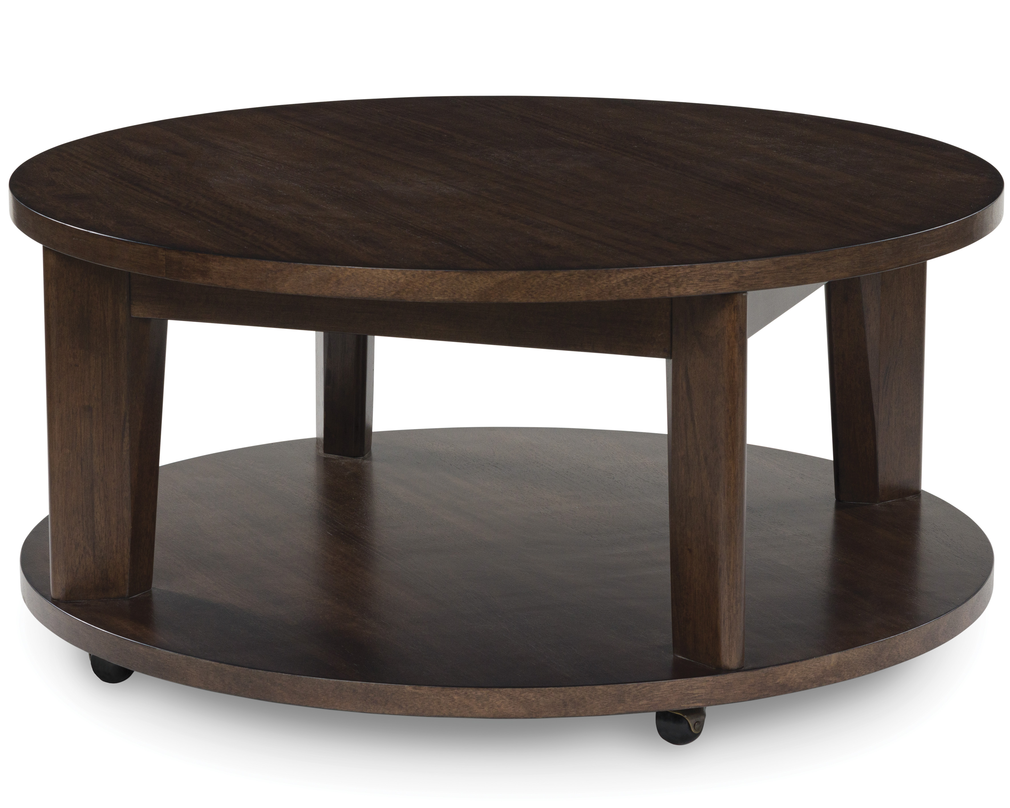Korestone 2 ROUND COCKTAIL TABLE ASHLEY Dark Brown T657-8