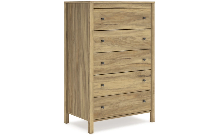 Bermacy FIVE DRAWER CHEST ASHLEY Brown EB1760-245